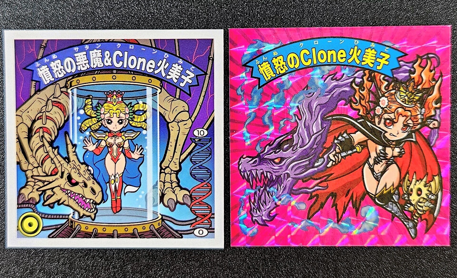 「7人の巫女と魔女」Wシールシリーズ: FOXMAN⚡FRIDAYのシールコレクション